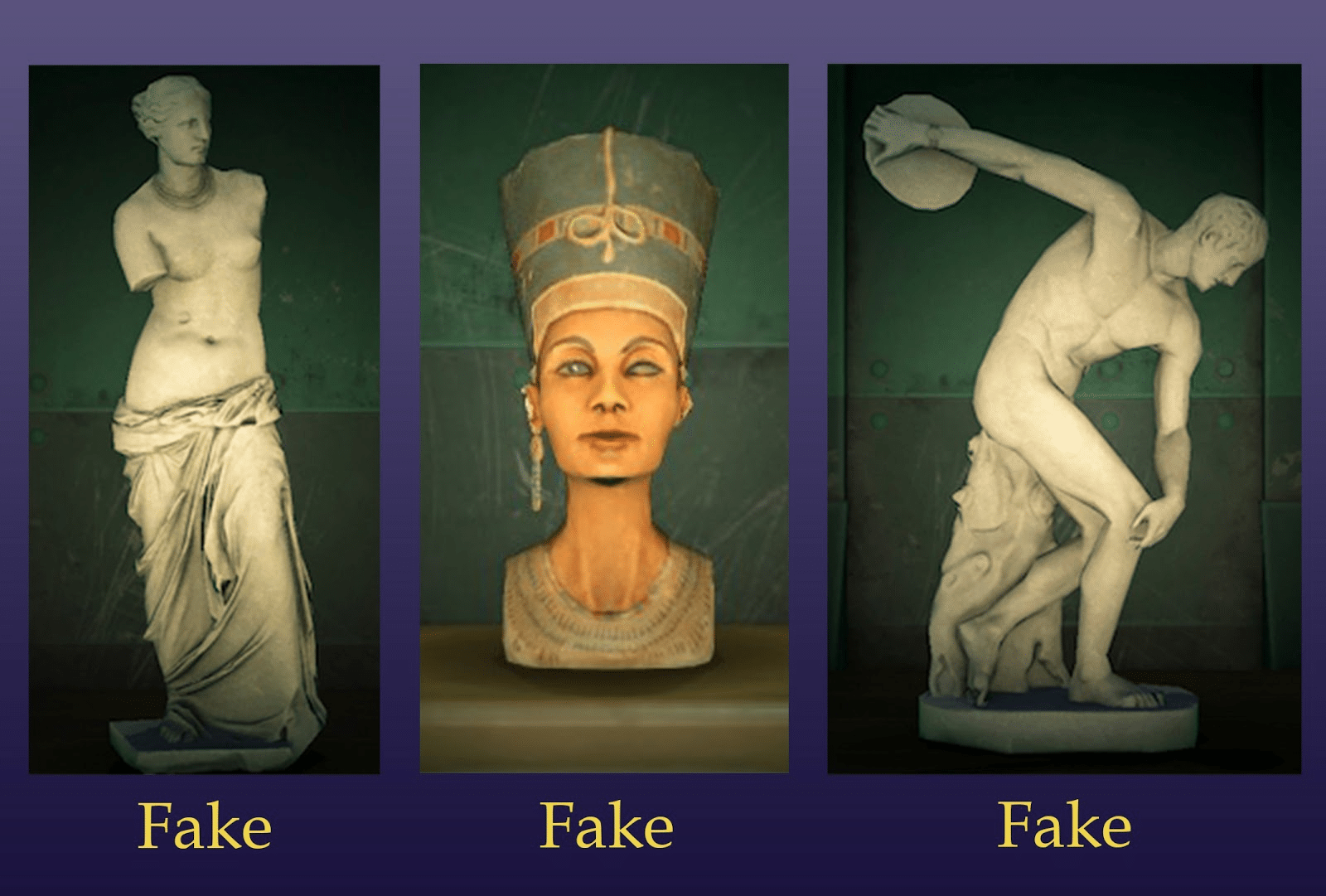 Comparison Of Real Vs. Fake Statues From ACNH – Glubble